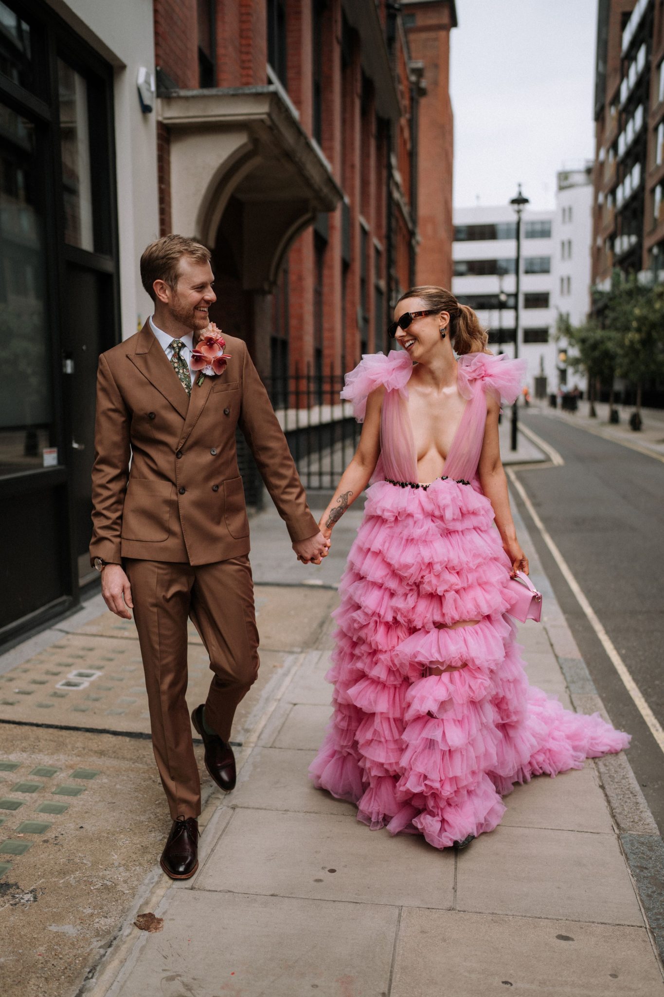 Colleen, Nick and â€˜That Dressâ€™! – The Wedding Society